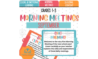 Morning Meetings for your Substitute by Teach Simple