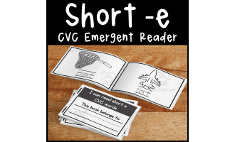 Short i CVC words emergent reader by Teach Simple