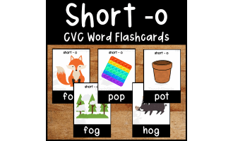 Short -i CVC flashcards by Teach Simple