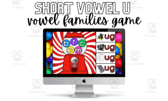 Short o Vowel Families Making Words Game by Teach Simple