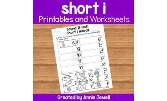 Short Vowel Worksheets and Printables - short a by Teach Simple