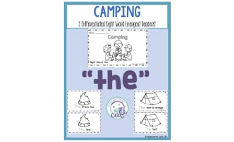 Sight Word Emergent Reader: The Zoo Printable Booklet | "an" sight word ...