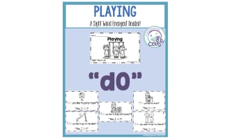 Sight Word Emergent Reader: I AM Printable Booklet | "-ing" sight word ...