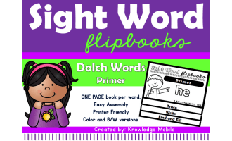 Primer | Dolch Sight Words Bundle by Teach Simple