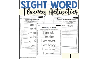 Sight Word Fluency Packet - it by Teach Simple