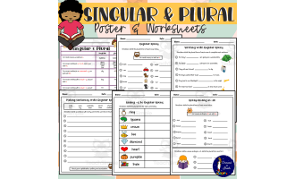 Singular Plural Noun Go Fish Activity by Teach Simple