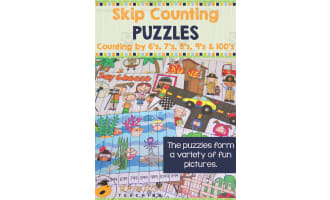 Skip Counting Puzzles by Teach Simple