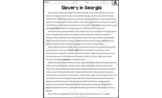 Georgia State Governor Reading Packet by Teach Simple