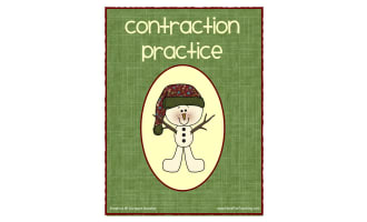 Do You Want to Build a Snowman Contractions Activity by Teach Simple