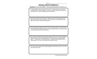 Mixed Review Fractions Worksheet by Teach Simple
