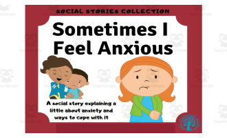 Sometimes I Feel Angry Social Story by Teach Simple