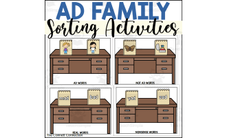 AD Word Family Emergent Reader: My Dad by Teach Simple