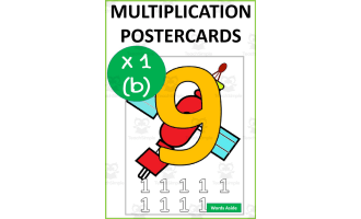 Space Multiplication Repeated Addition Posters x9c by Teach Simple