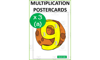 Space Multiplication Repeated Addition Posters x5b by Teach Simple