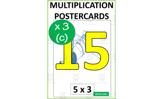Space Multiplication Repeated Addition Posters x6c by Teach Simple