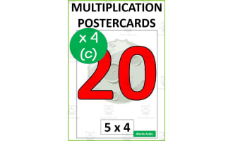Space Multiplication Repeated Addition Posters x9b by Teach Simple