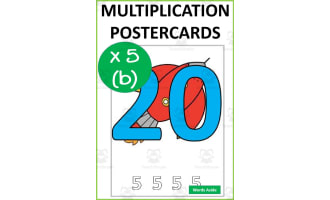Space Multiplication Repeated Addition Posters x6c by Teach Simple