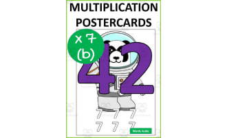 Space Multiplication Repeated Addition Posters x1c by Teach Simple
