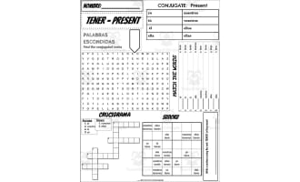 Spanish: VENIR Verb Conjugation Worksheet by Teach Simple