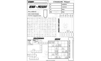 Spanish: TENER Verb Conjugation Worksheet by Teach Simple