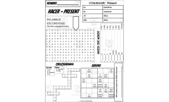 Spanish: Verb LLAMAR Conjugation Worksheet by Teach Simple