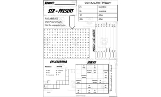Spanish: Verb HACER Conjugation Worksheet by Teach Simple