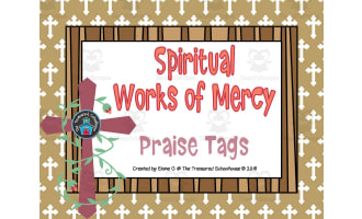 Ten Commandments Praise Tags by Teach Simple