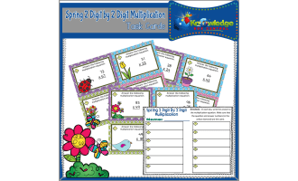 Halloween 2 Digit By 2 Digit Multiplication Task Cards With Response ...