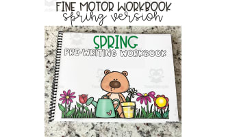 Spring AB Pattern Activity Cards for Toddlers, Pre-K, Special Education ...