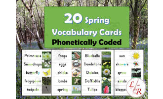 Weather Vocabulary Flashcards Phonetically coded by Teach Simple