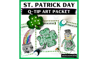 Memorial Day Q-Tip Art Packet by Teach Simple