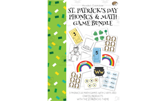 St. Patrick's Day Leaf Clover Word Family Activity by Teach Simple