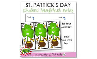St. Patrick's Day Bookmarks by Teach Simple