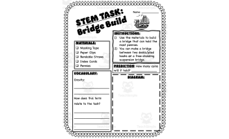 STEM Task: Tower Build by Teach Simple
