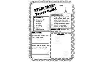 STEM Task: Paper Chain by Teach Simple