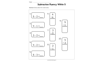Adding and Subtracting Within 100 Worksheet by Teach Simple