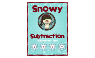 Subtraction With 2-3-4-5 Differences Activity by Teach Simple