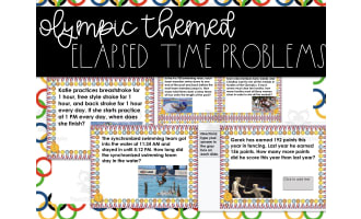 Summer Olympic Themed Mixed Operation Word Problems Task Cards by Teach ...