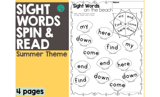 Summer Roll & Read CVC Words by Teach Simple