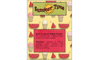 Writing Cards Activity by Teach Simple