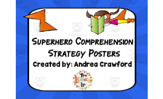 Superhero Reading Posters by Teach Simple
