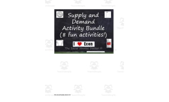 Supply & Demand Worksheet by Teach Simple