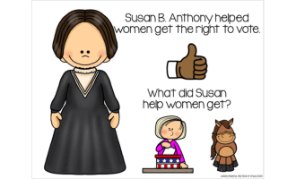 All About Susan B Anthony Printable Activity Book by Teach Simple
