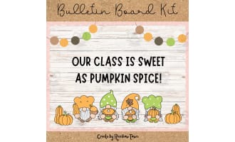 Welcome To Our Pumpkin Patch Fall Bulletin Board Door Decor by Teach Simple
