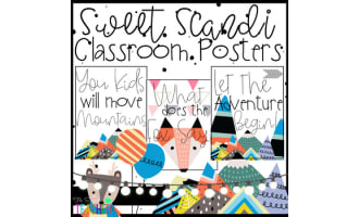 Sweet Scandinavian Modern Classroom File, Copy, Grade Labels by Teach ...