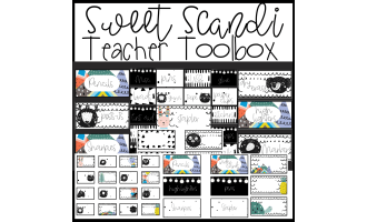 Sweet Scandinavian Modern Editable Banners by Teach Simple