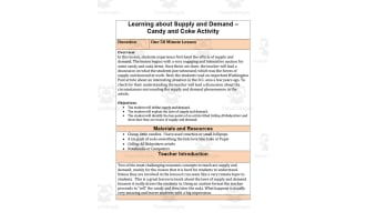 Supply and Demand Activity Bundle by Teach Simple