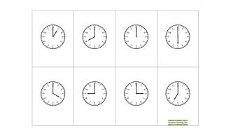 Telling Time Quarter Hour Clock BINGO by Teach Simple