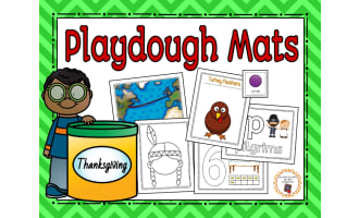 ABC Playdough Mats with Pictures by Teach Simple