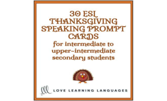 Thanksgiving Conversation Cards by Teach Simple